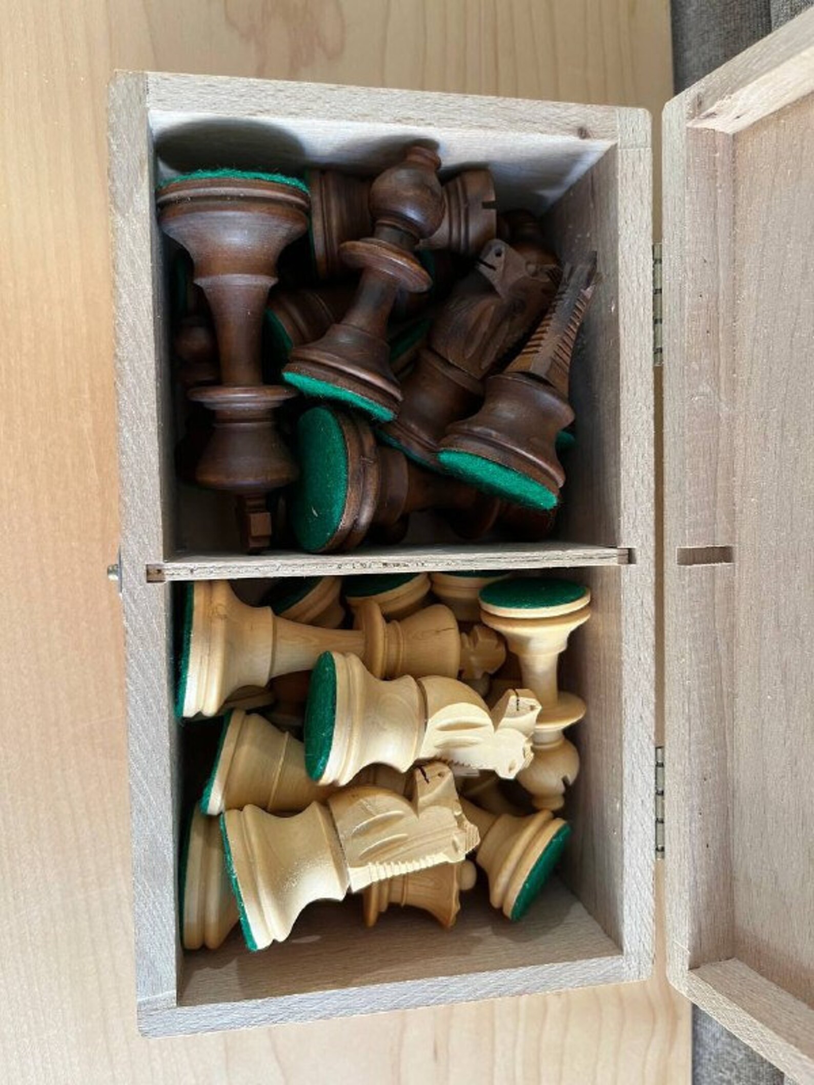 French LARDY Chess Set With Weights in Box 80s Vintage in Good - Etsy
