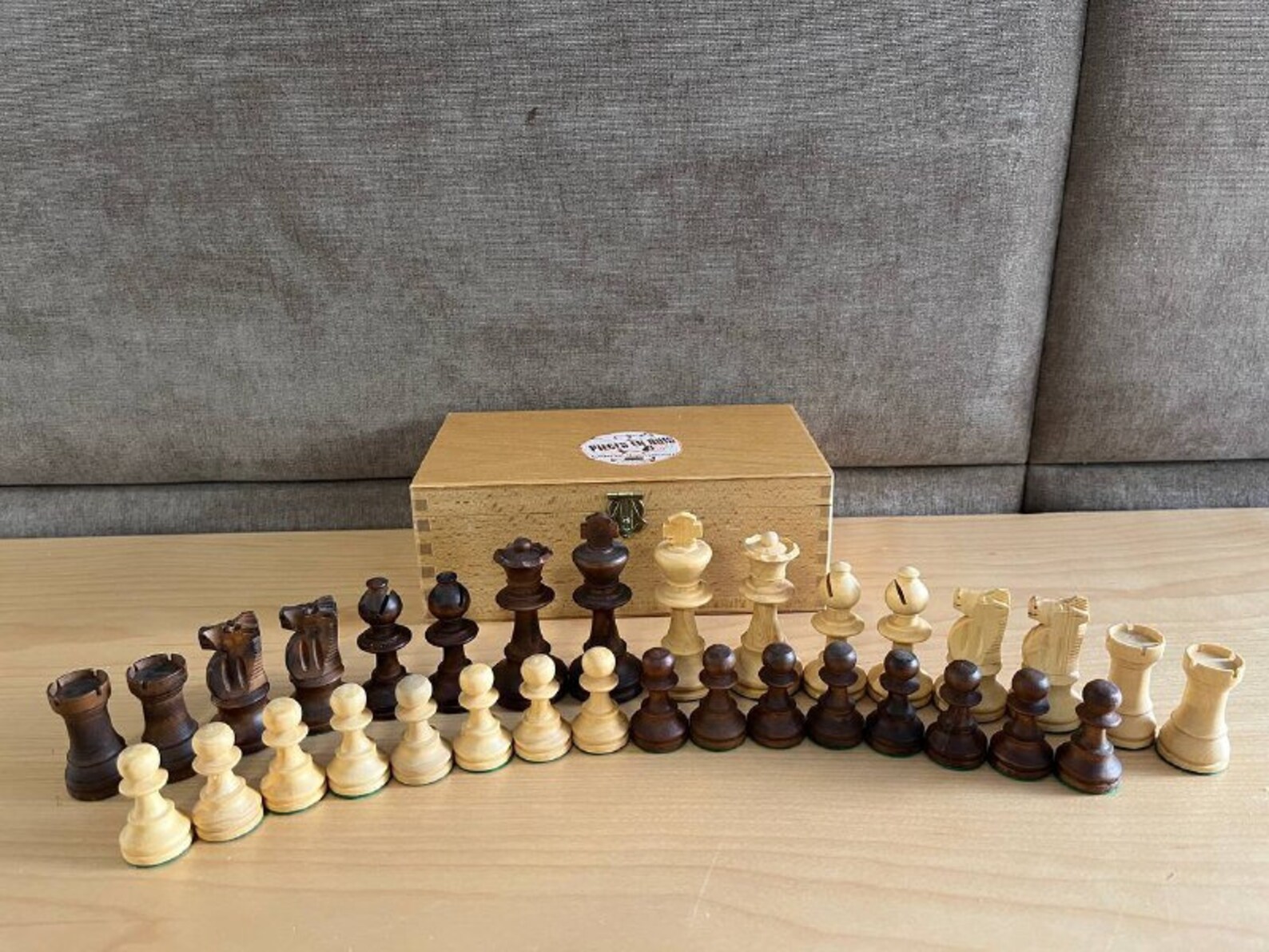 French LARDY Chess Set With Weights in Box 80s Vintage in Good - Etsy