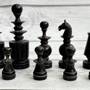 Vintage Vietnam Chess Set Horn in Very Good Condition Rare 1960s. Great ...