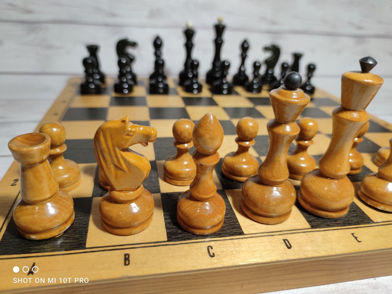 Soviet Vintage Wooden Chess Set 1970's. | Etsy