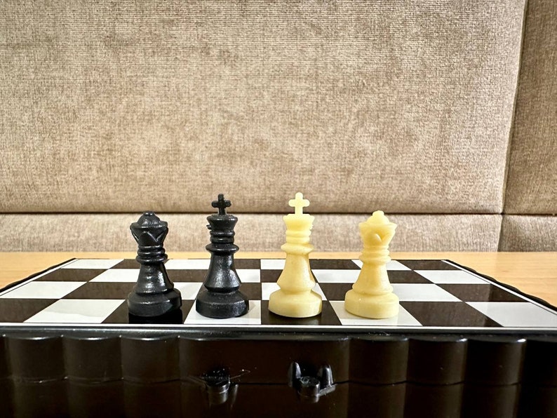 Magnetic Traveling Chess Set Made in Europe 90s Vintage in - Etsy