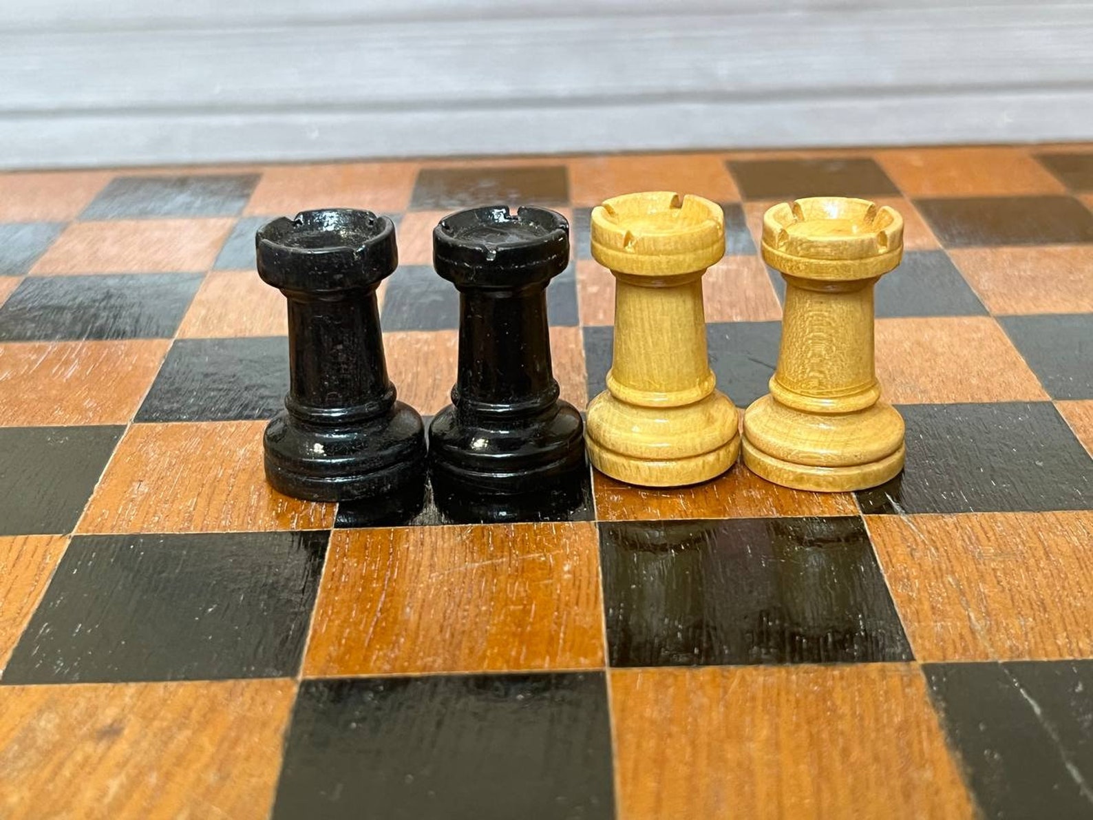 Germany Chess Set in Box 70s Vintage in Good Condition. Black - Etsy