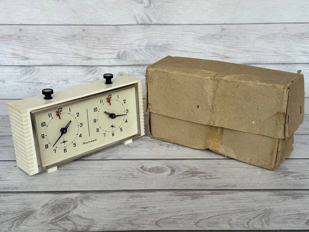 Rare Chess Clock (AMBER) USSR CHESS Tournament Clock. Great Gift for ...