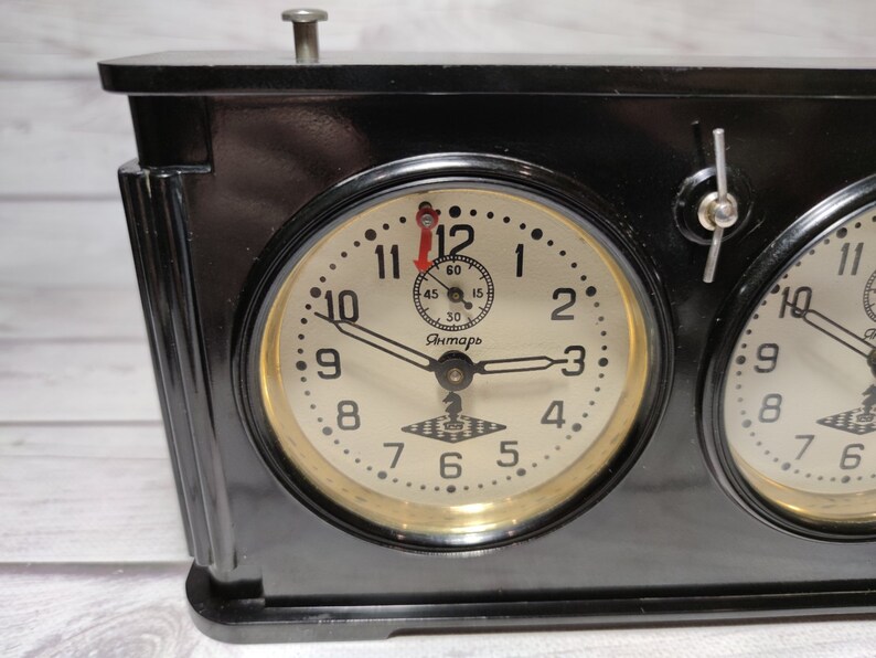 Tournament Soviet Chess Clock Jantar USSR Chess Clock 60s - Etsy