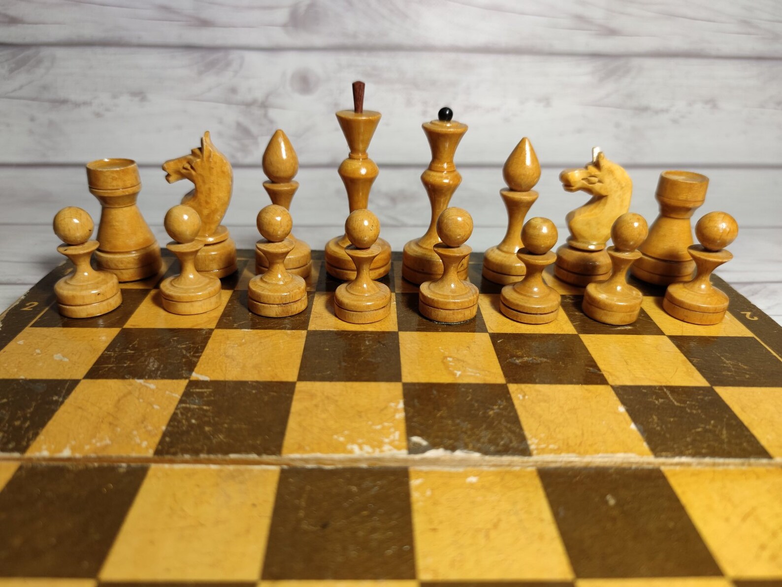 Nice USSR Chess Set of Medium Size in Good Condition - Etsy