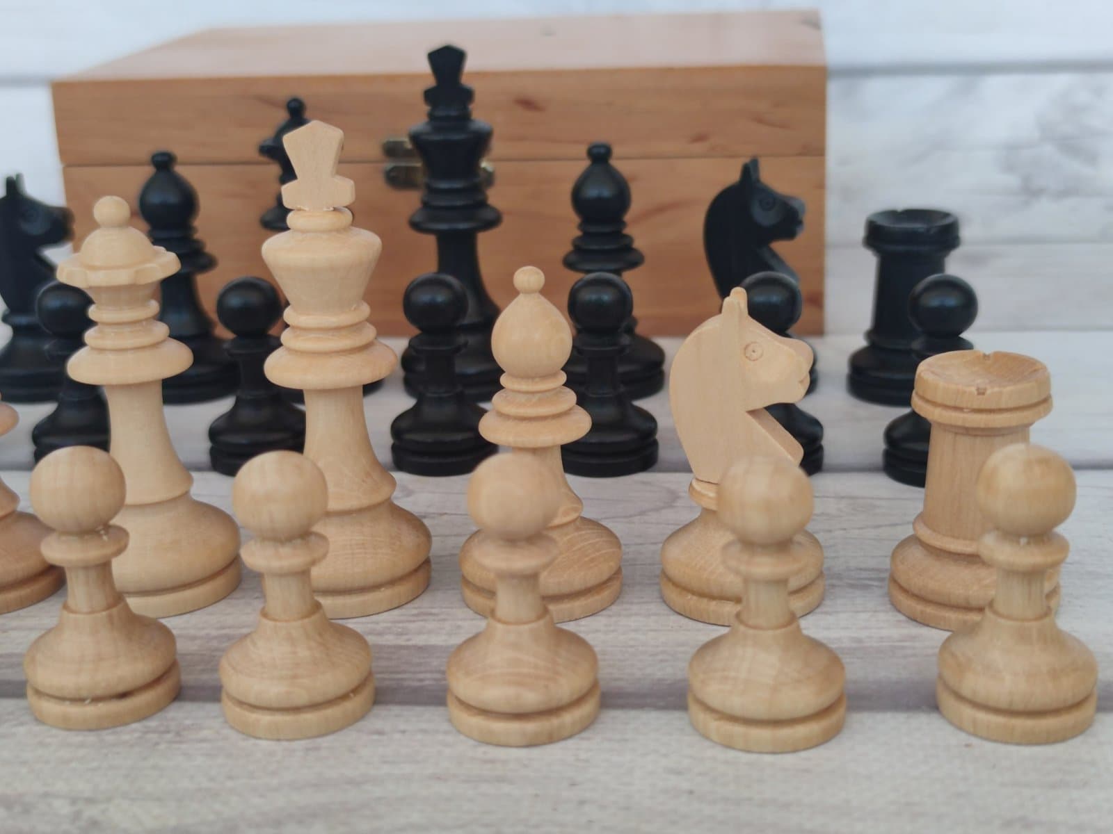 German Chess Set in Original Box 80s Vintage in Very Good - Etsy