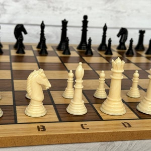 Plastic Chessmen Made in Hong Kong Near 80s Vintage in Very Good ...