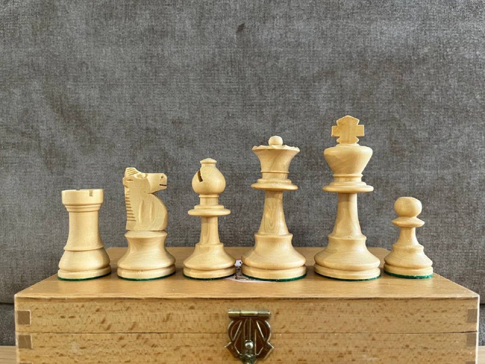 French LARDY Chess Set With Weights in Box 80s Vintage in Good - Etsy