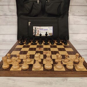 Rare Germany Chess Set Kramnik Anand Chess Set. Great Gift for Mens and ...