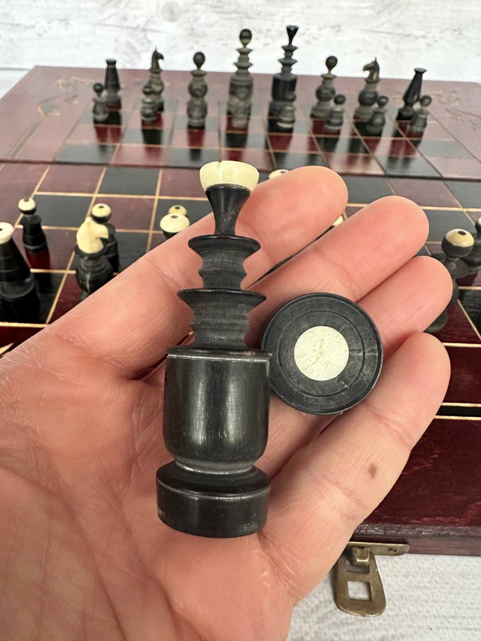 Vietnam Game Set 3 in 1: Chess Checkers and Backgammon. Great - Etsy