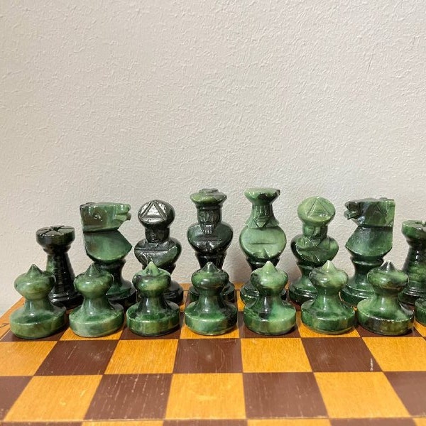 Stone Chess Set - Etsy