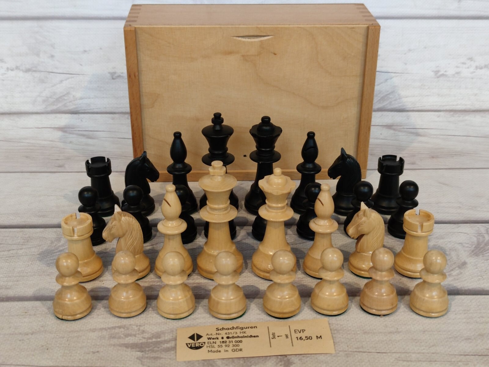 Germany Chess Set in Original Box 80s Vintage in Great Condition Like ...