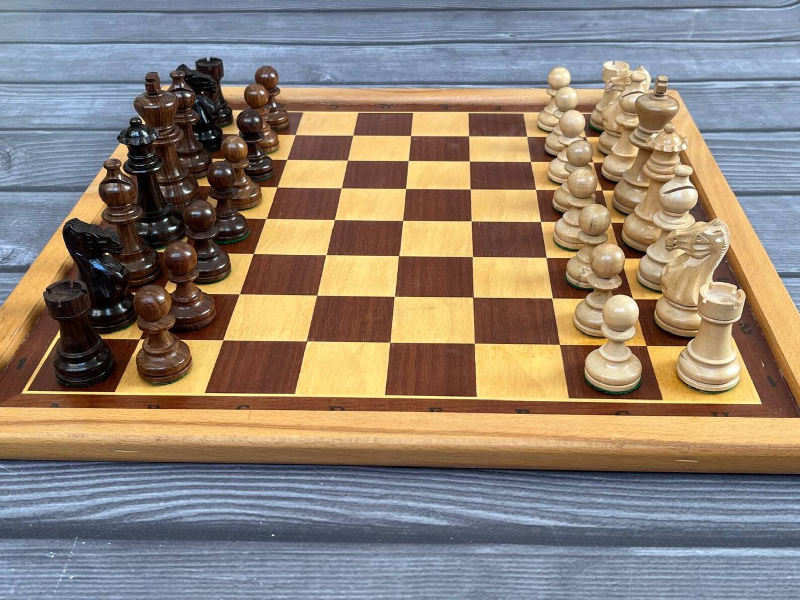 Europe Chess Set 90s With Weights in Good Vintage Condition. - Etsy