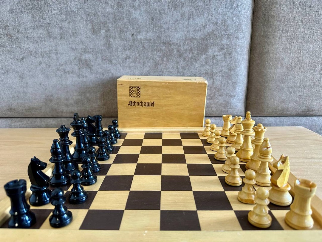 Germany Vintage Chess Set in Box 70s in Good Condition. Great Gift for ...