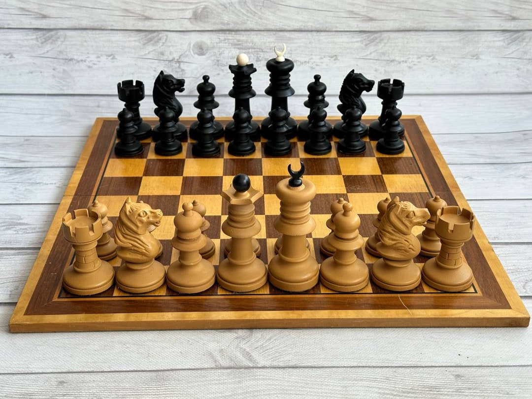 Enlarged Reproduction of the Famous Turkish Chess Set 30s Vintage ...