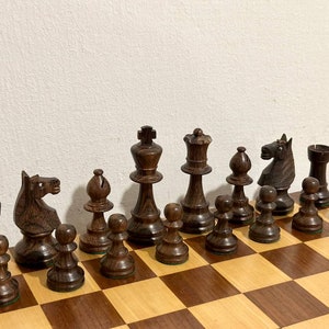 Staunton Chess Set With Weights in Box. Great Gift for Mens, Chess ...