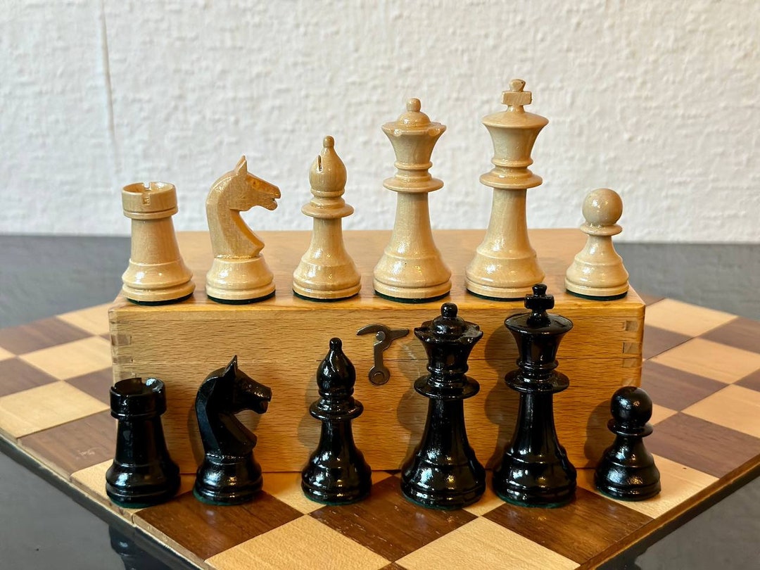 Germany Chess Set 80s Vintage in Original Chess Box in Good - Etsy