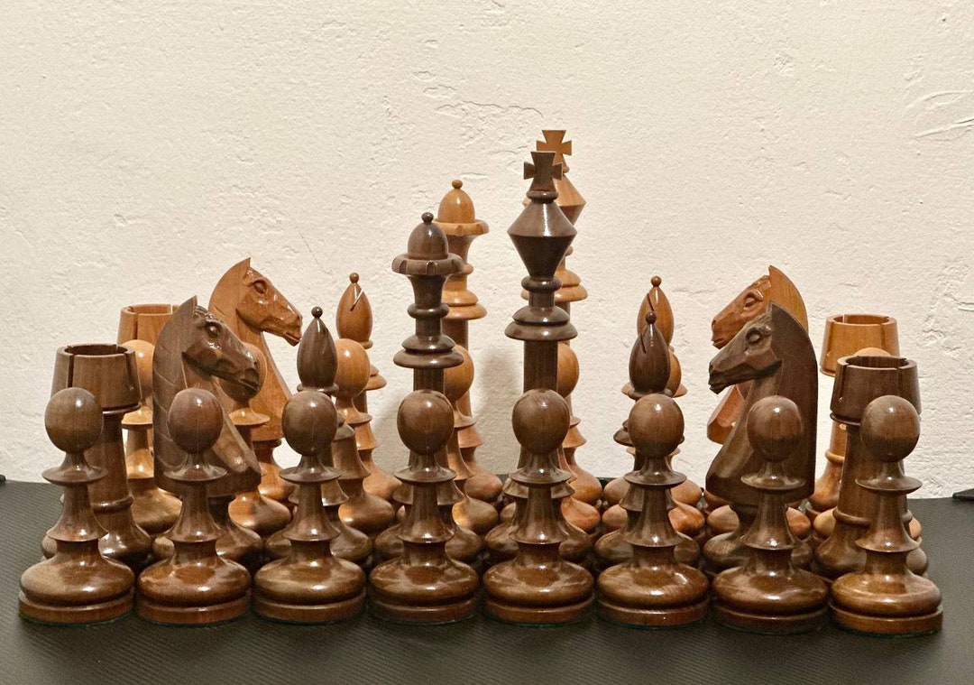 Rarest Large Germany Chess Set 60s Vintage in Very Good Condition ...