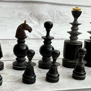 Vintage Vietnam Chess Set Horn in Very Good Condition Rare 1960s. Great ...
