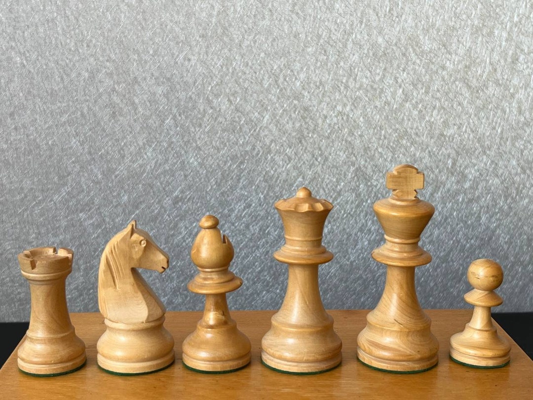 Chavet Chess Set With Weights 70s. Great Gift for Mens Chess - Etsy