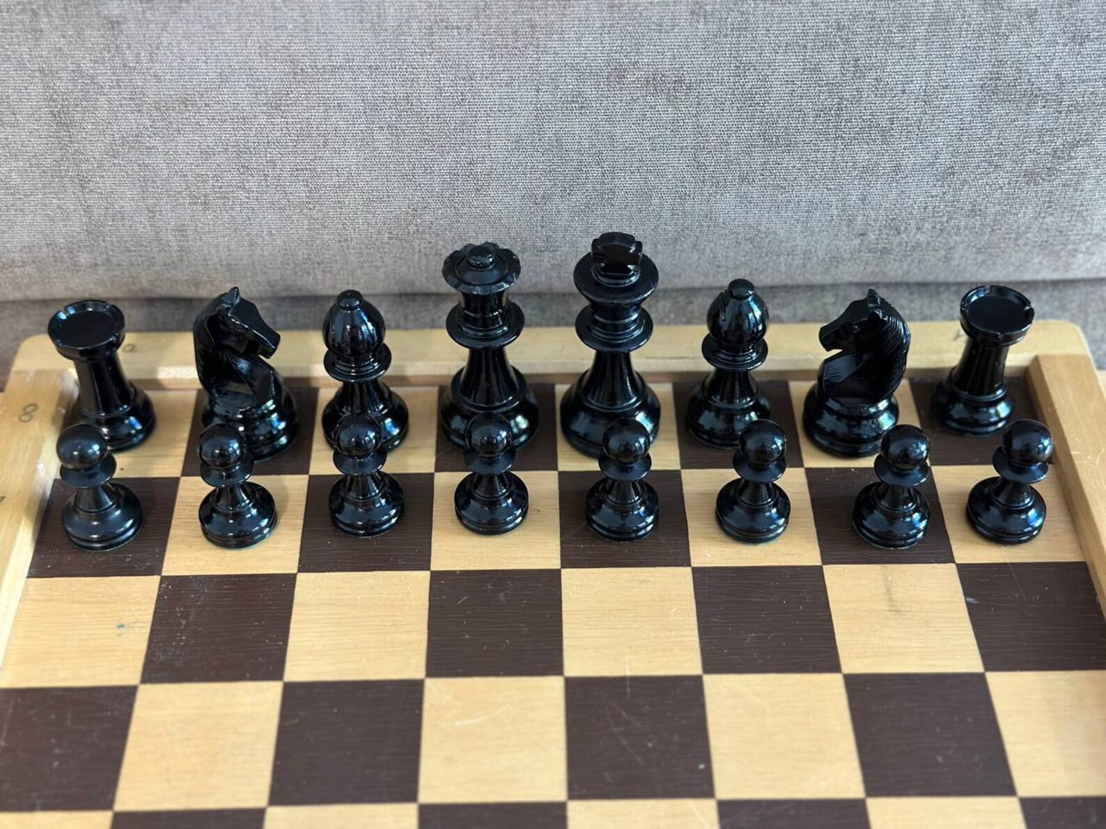 Vintage Germany Chess Set With Weights in Original Box 80s Vintage in ...