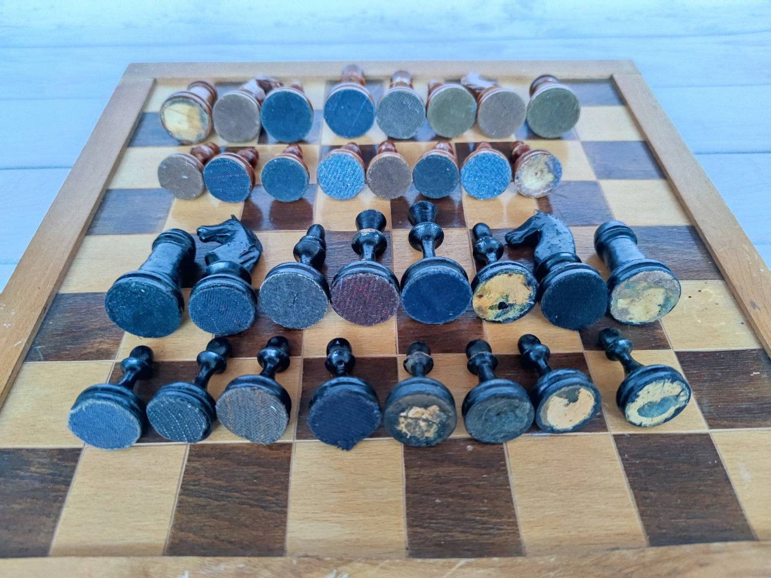 Soviet Chess championship Set of the 50s Vintage - Etsy