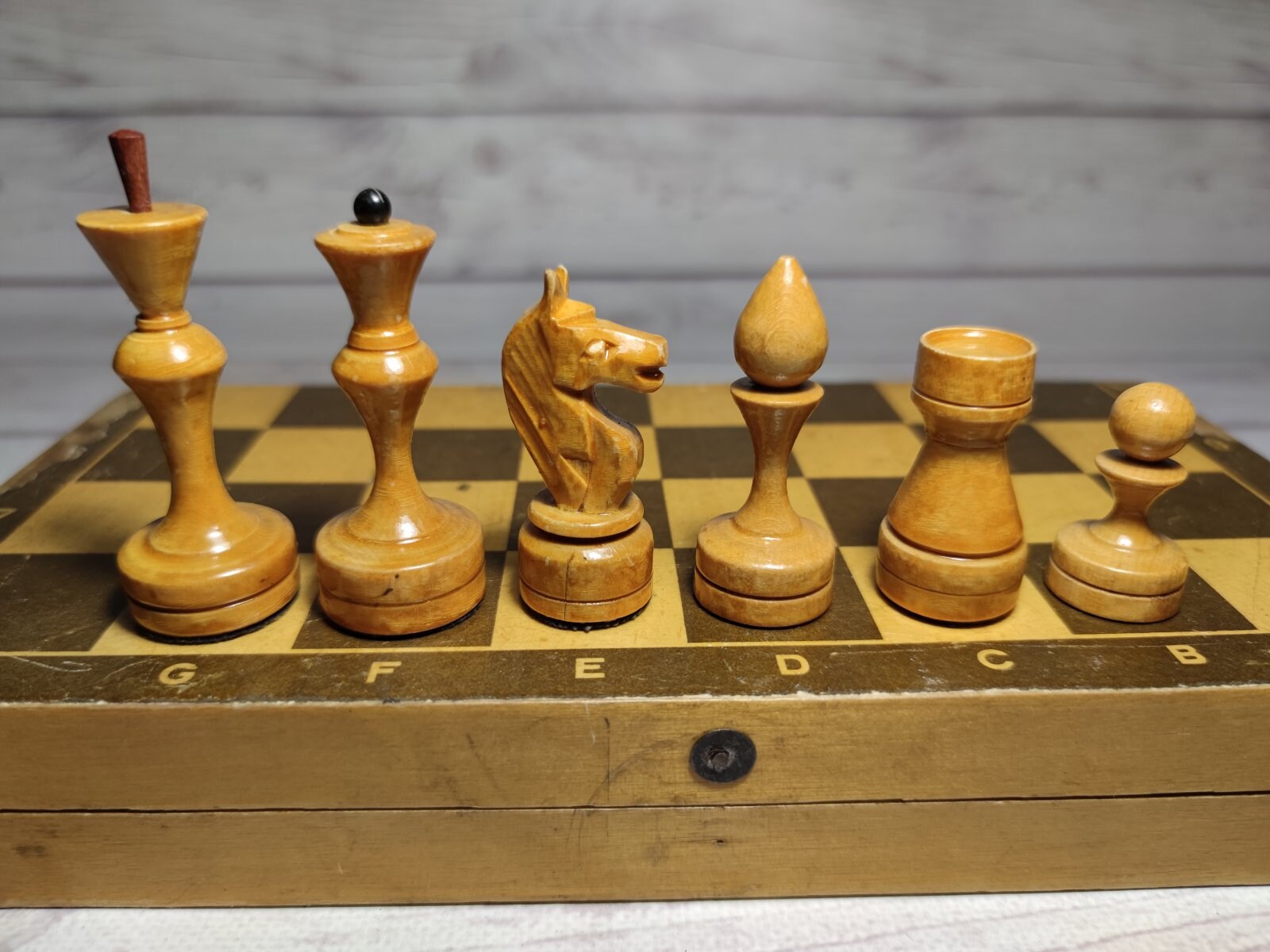 Nice USSR Chess Set of Medium Size in Good Condition | Etsy