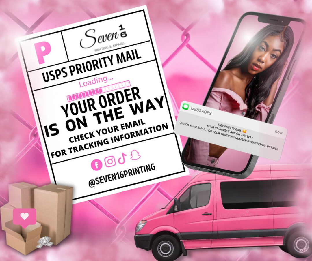 DIY Shipping Confirmation Flyer, All Orders Have Shipped Social Media ...