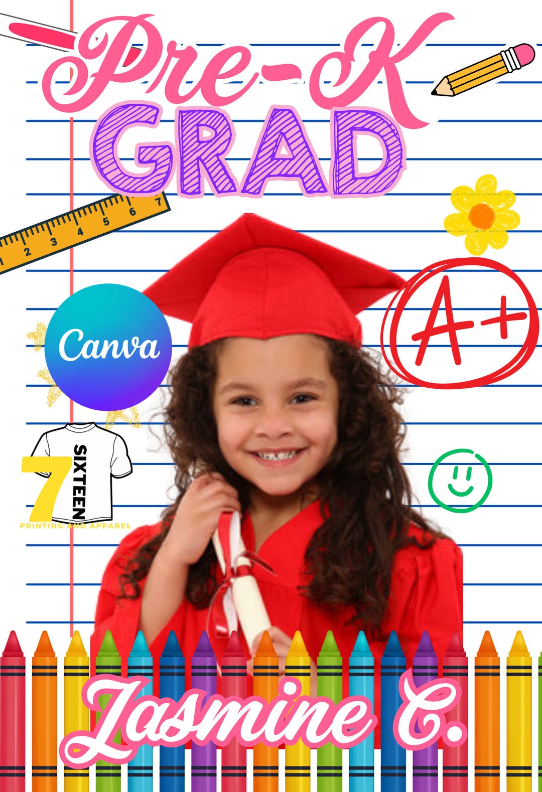 Pre-k Editable Canva Template - Etsy