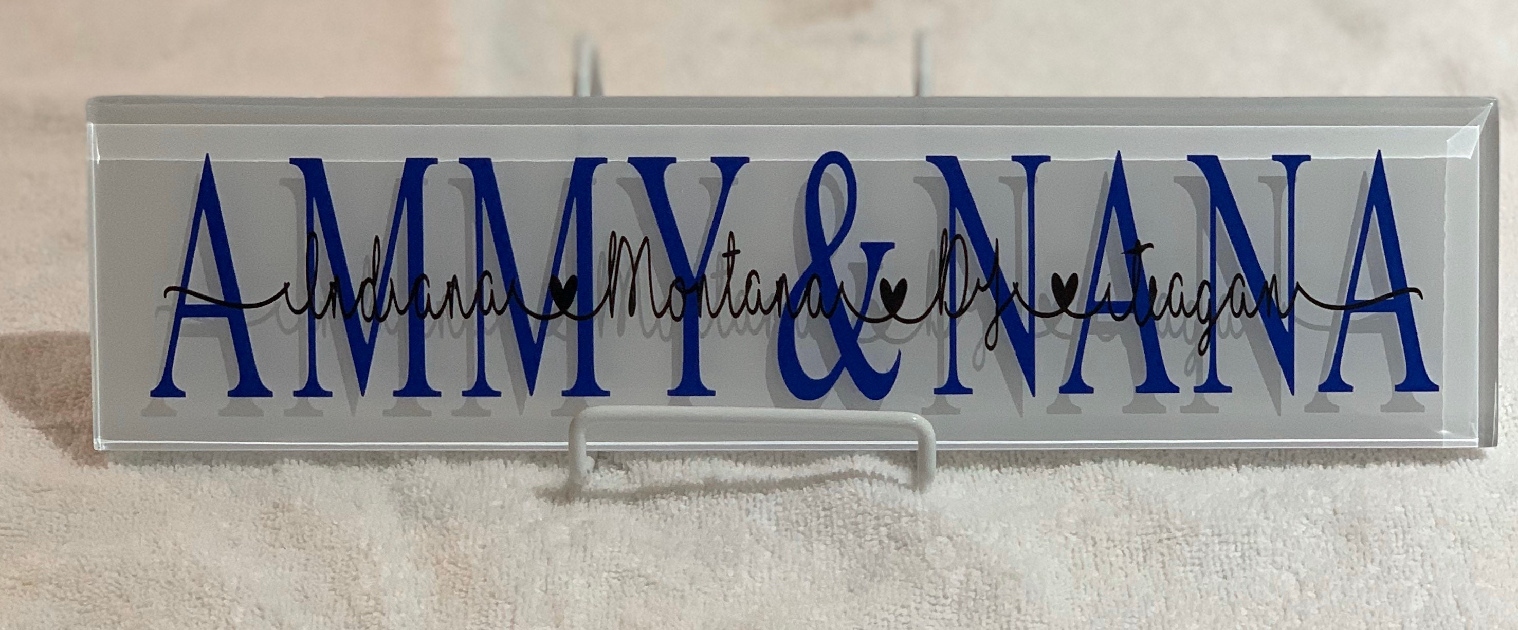 Personalized Glass Plaque | Etsy