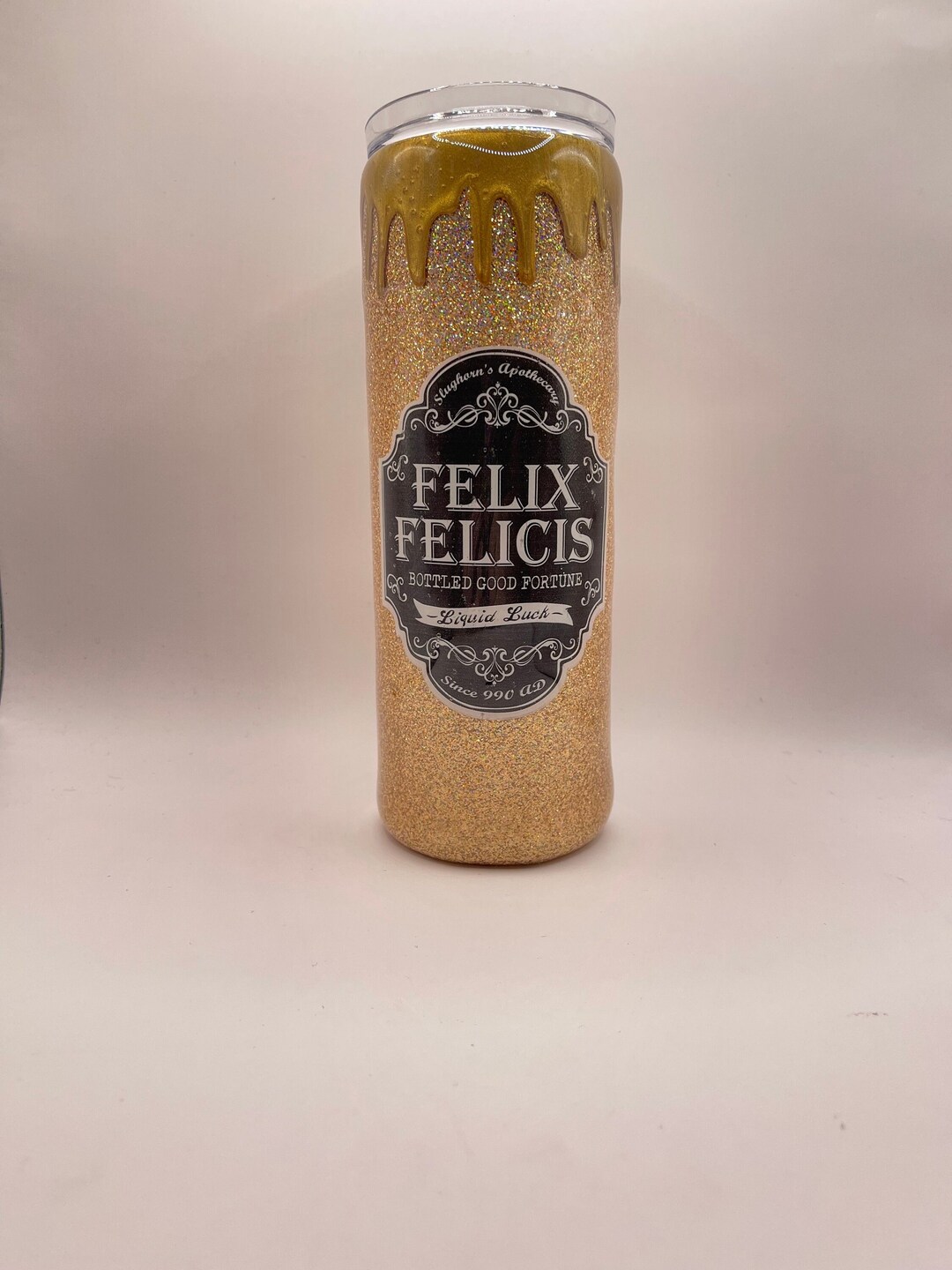 Felix Felicis Tumbler, Liquid Luck Tumbler, Potion Tumbler, Glitter ...