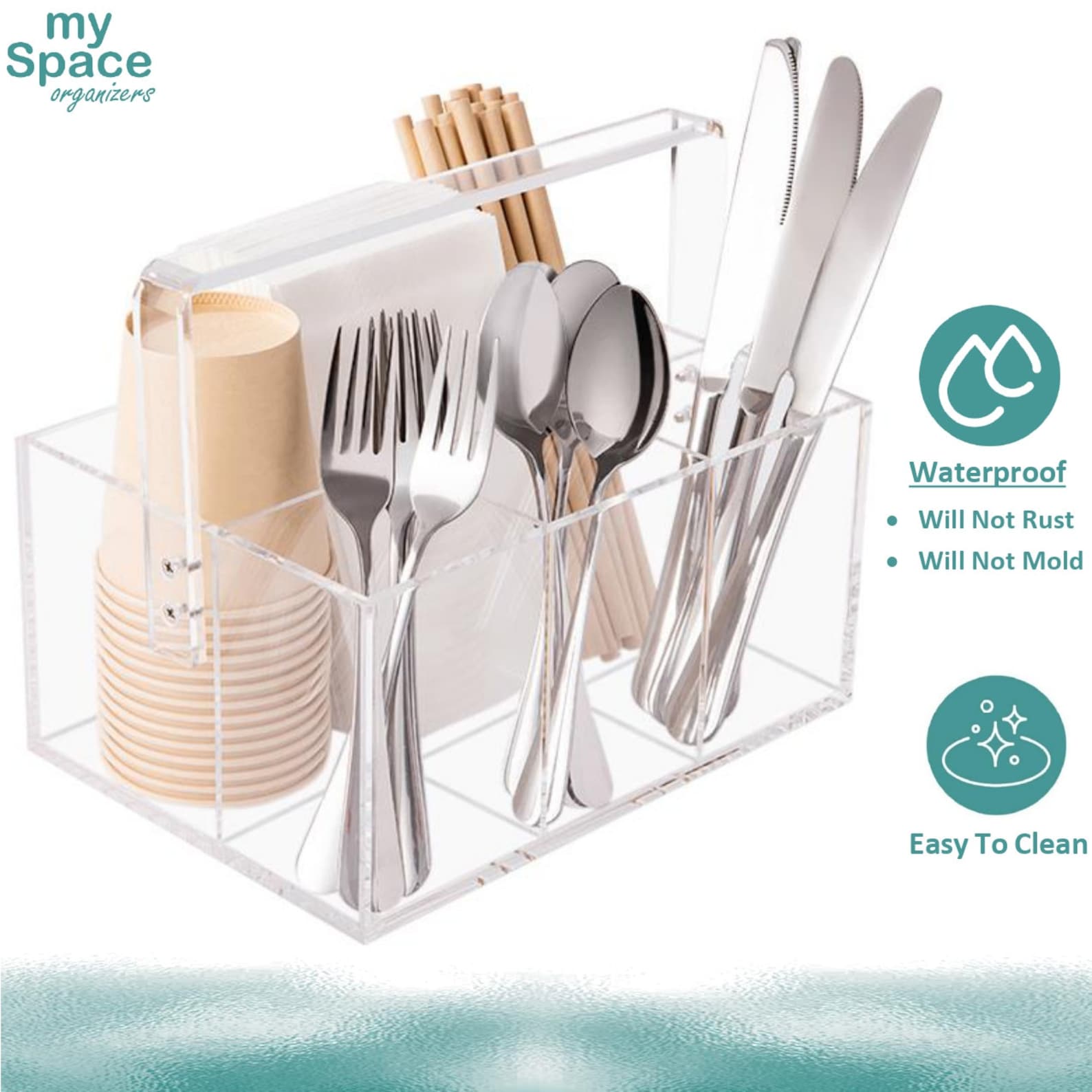 Utensil Holder Silverware Caddy Countertop Cutlery Organizer - Etsy