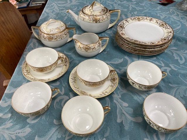 Nippon/noritake Tea Set 17 Pieces - Etsy