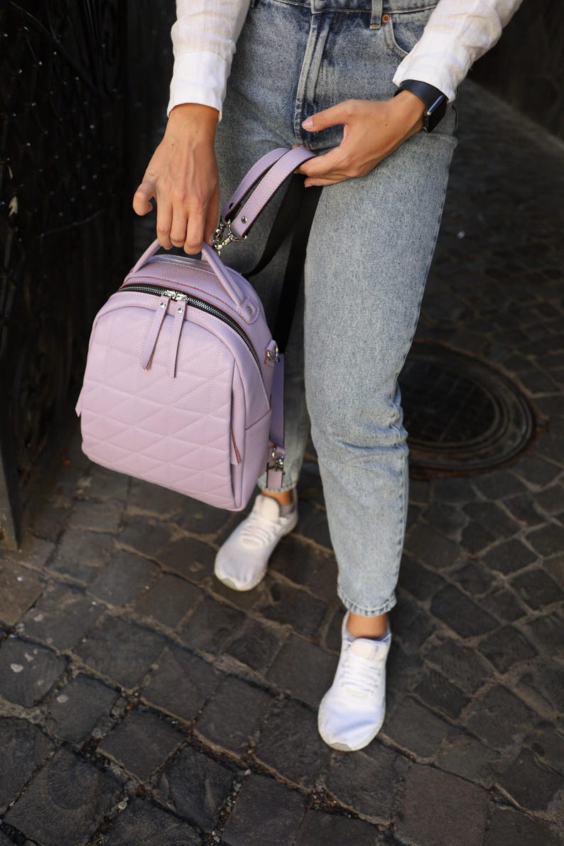 Lavender Classic Backpack Women, Laptop Rucksack, College School Bag ...