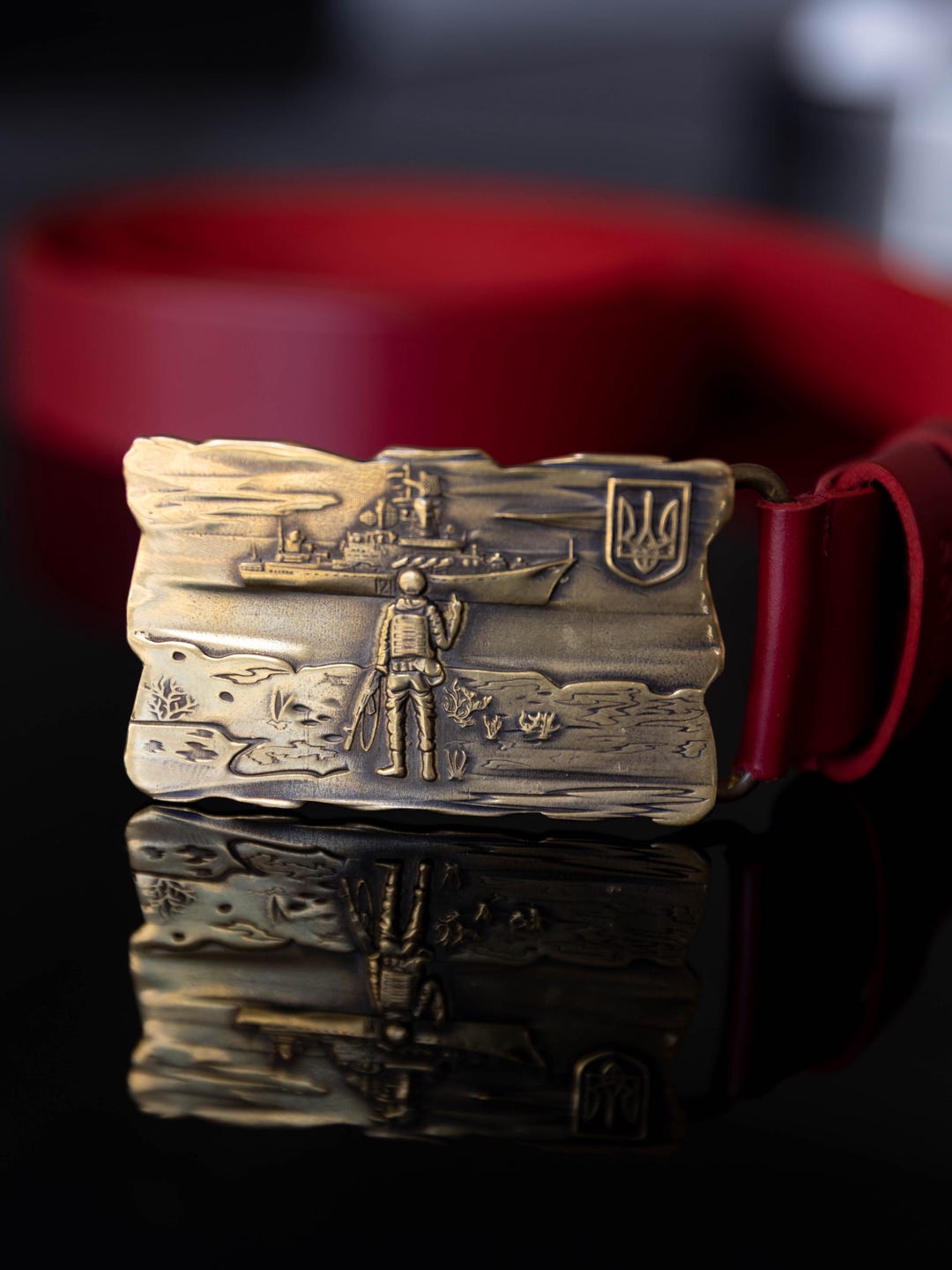 Warship Belt Buckle, Combat Ship Wreck, Ukrainian Gift, Unique Belt ...