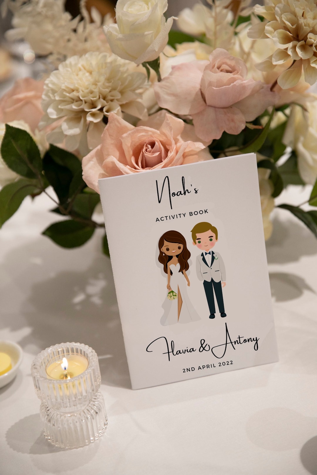 Personalised Wedding Activity and Colouring Book: Kids' Colouring ...