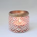 Orange Alhambra Candle Holder - Glass Tealight Holder - Hand Painted Up ...