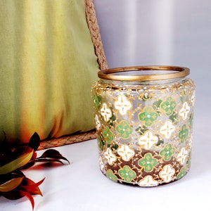 Alhambra Clover Candle Holder - Bohemian Glass Vase - Table Lantern ...