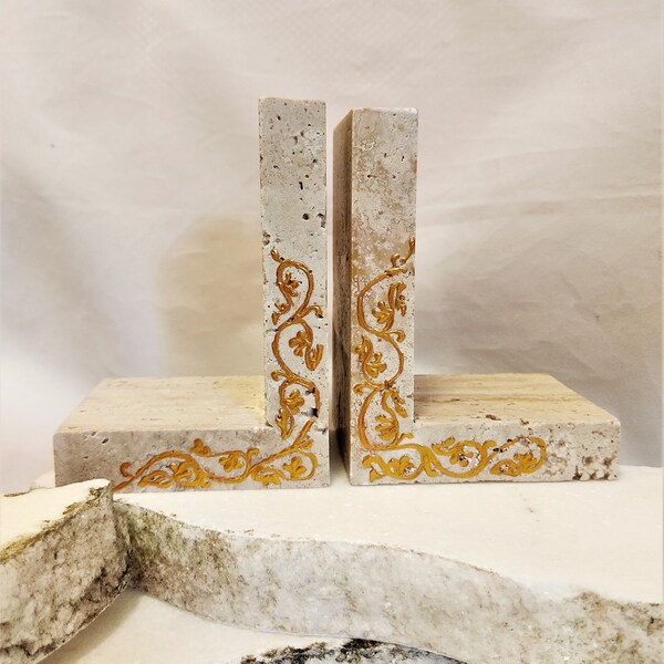 Book Ends Marble - Etsy