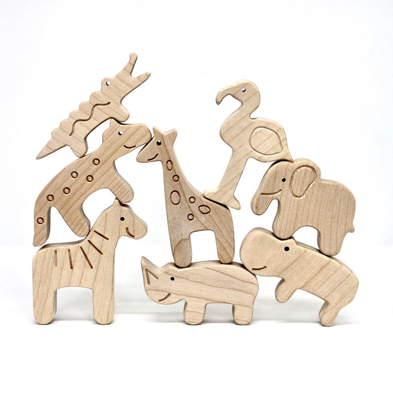 Wooden Animal Toys - Etsy