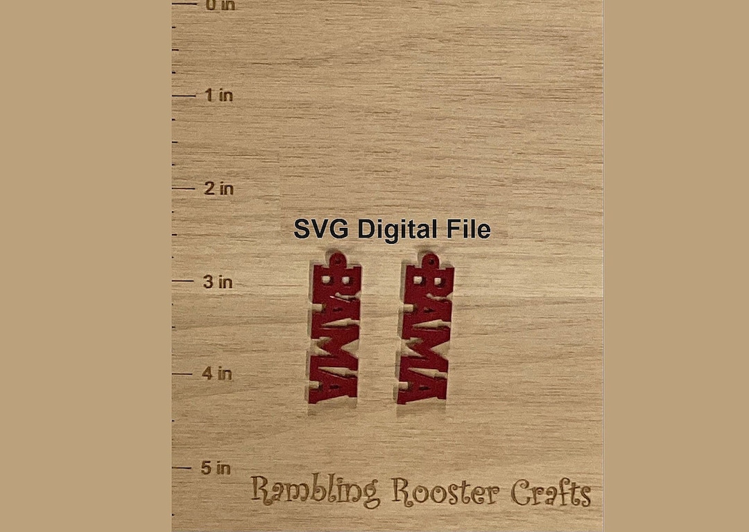 Bama SVG, Bama PNG, Bama Football Svg, Earring Template, Earring Svg ...