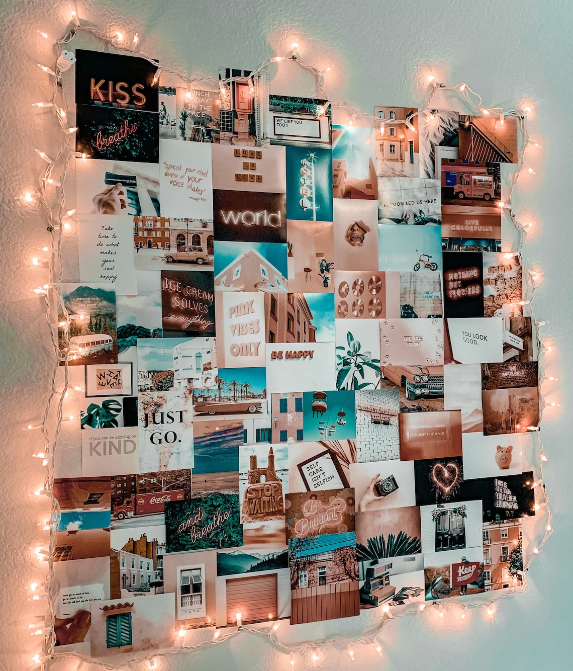 Trendy Pink Collage Kit - Etsy