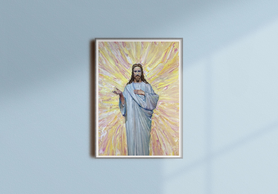 Jesus Christus Kunst, unser Herr christliche Wandkunst, Gott ...