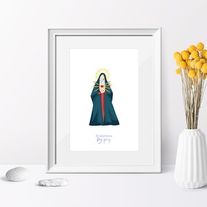 Our Lady of Sorrow Pray for Us. Printable Christian Art, Mater Dolorosa ...