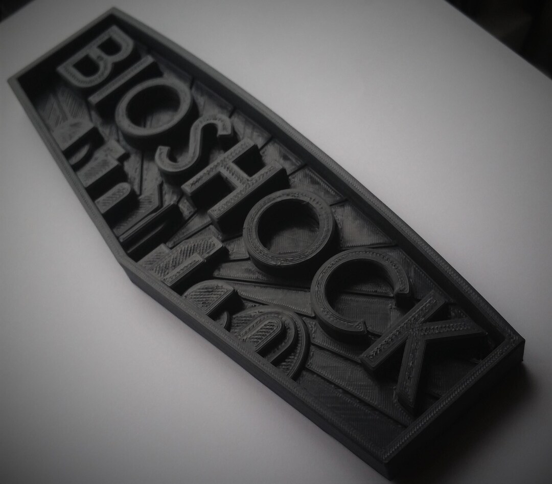 Bioshock Plaque - 3D Model for 3D Printing - Etsy