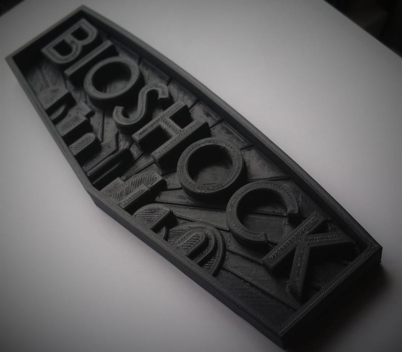 Bioshock Plaque - 3D Model for 3D Printing - Etsy