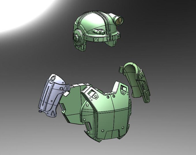Fallout 4 Combat Armor Templates and Instructions - Etsy