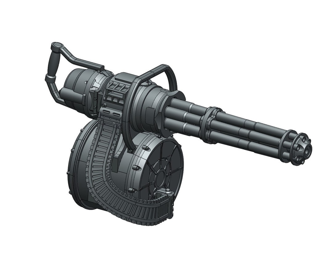 Fallout 4 Inspired Full Size Minigun 3D Model for 3D Printing - Etsy ...