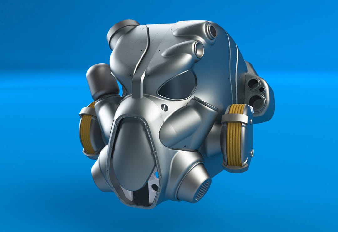 Fallout 4 Inspired X01 Power Armour Helmet 3D Model for 3D Printing - Etsy