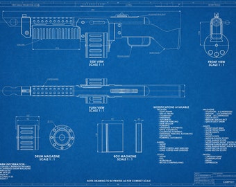 Fallout 4 Inspired T45 Power Armour Helmet Blueprint Drawing | Etsy UK